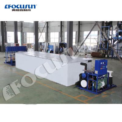 Cina Macchina per la fabbricazione di ghiaccio a blocchi frigoriferi a salamoia da 50 kW per 1000 kg-5000 kg a prezzi competitivi in vendita