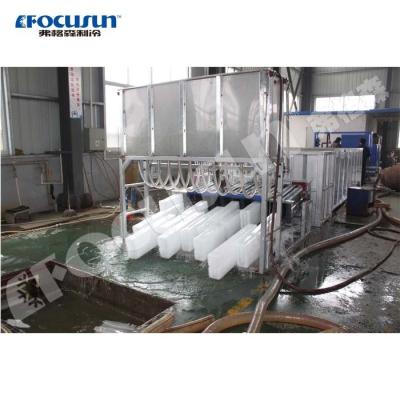 Cina Macchina per la fabbricazione di ghiaccio a blocchi frigoriferi a salamoia da 50 kW per 1000 kg-5000 kg a prezzi competitivi in vendita
