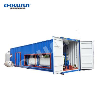 Cina 65.3kw Solar Fully Auto Block Ice Machine per l'Africa Container Portable 2022 10MT in vendita