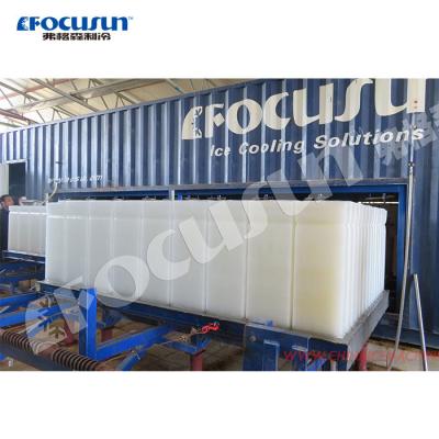 Cina 65.3kw Solar Fully Auto Block Ice Machine per l'Africa Container Portable 2022 10MT in vendita