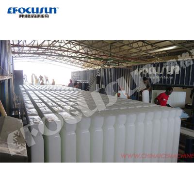Cina 65.3kw Solar Fully Auto Block Ice Machine per l'Africa Container Portable 2022 10MT in vendita