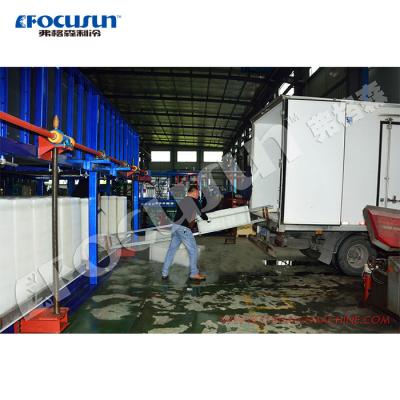 China 70kw per ton Industrial Ice Maker Machine with Copeland Scroll Compressor Top Selling for sale