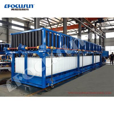 Cina Verniciatura blu Macchina per blocchi di ghiaccio da 30 tonnellate per impianti di ghiaccio Dopo servizio Video supporto tecnico in vendita