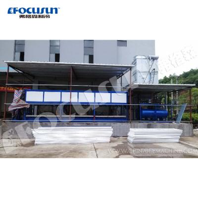 China Máquina de gelo de bloco de arrefecimento direto de 15 toneladas Focusun com características automáticas de economia de energia à venda