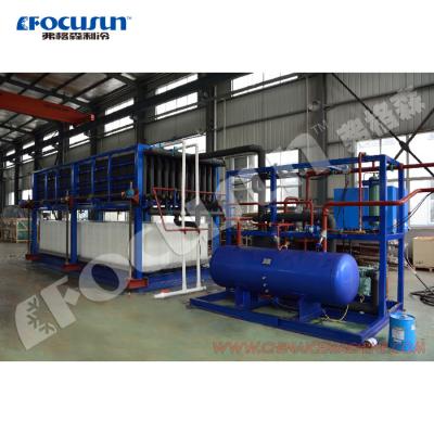 China Máquina de gelo de bloco de arrefecimento direto de 15 toneladas Focusun com características automáticas de economia de energia à venda