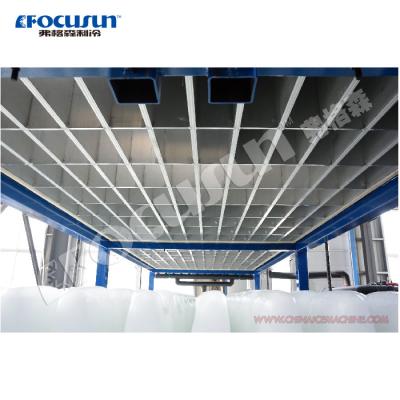 China Máquina de gelo de bloco de arrefecimento direto de 15 toneladas Focusun com características automáticas de economia de energia à venda