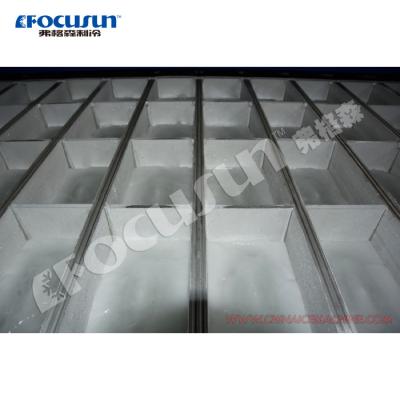 China Economia de energia 12 toneladas Máquina de fabricação de blocos de gelo de resfriamento direto industrial para blocos de gelo à venda