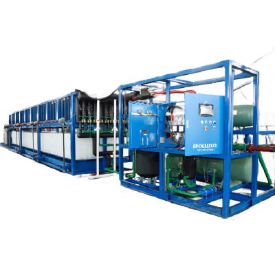 China Máquina de fazer gelo de bloco de 380V/440V para peixes 4-6 horas Tempo de congelamento Escolha popular à venda