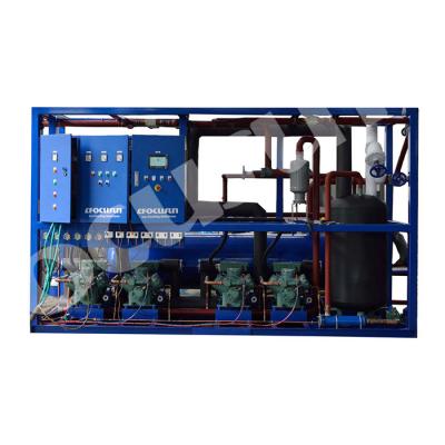 China 4800*1000*2250mm Máquinas industriais de produção de gelo com 25 toneladas de refrigeração directa à venda