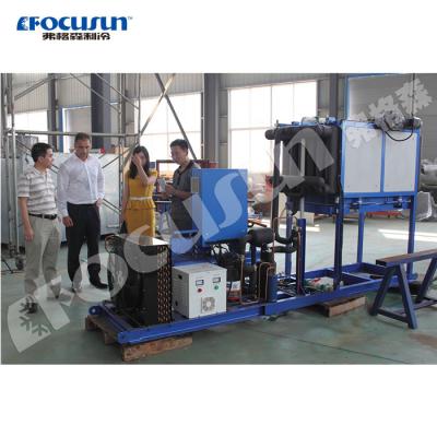 中国 1 トン ビッツァーコンプレッサー 直冷凍ブロック氷機 オーダーメイドの氷を作る 販売のため