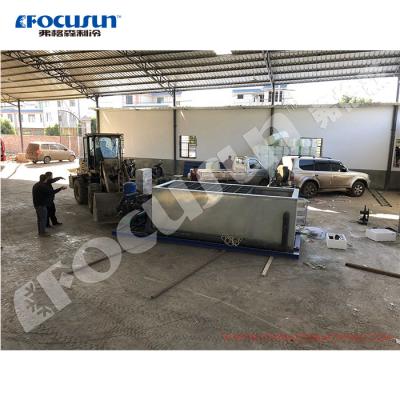 China 40000Kg capacidade de armazenamento de gelo e alta produtividade 3 toneladas máquina de gelo de bloco com tipo à venda