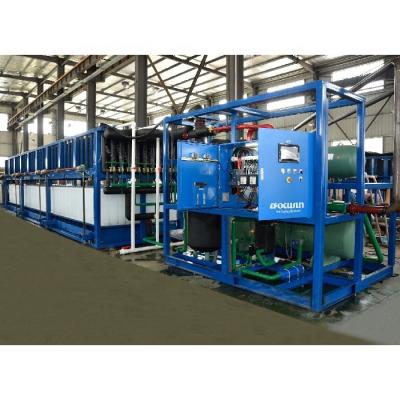 China Máquina de fabricação de gelo em blocos de arrefecimento direto de 30 toneladas/dia, de carga pesada, com compressor Bitzer à venda