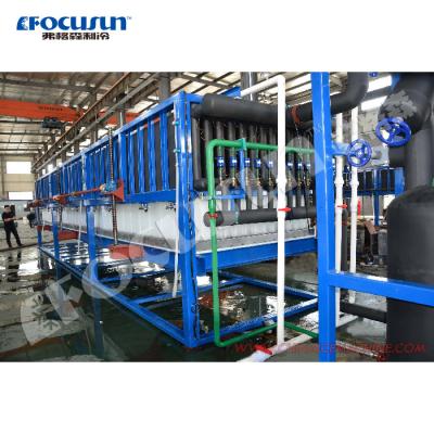 Cina Macchina per la produzione di ghiaccio a blocco di raffreddamento diretto da 30 tonnellate al giorno con compressione Bitzer in vendita