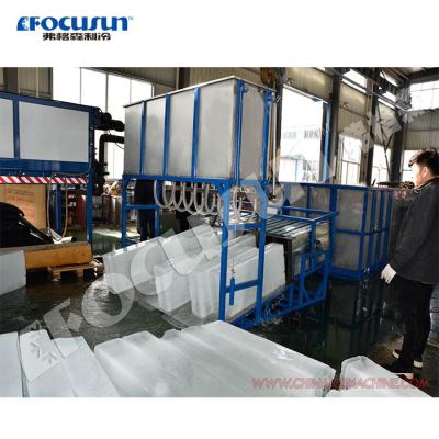 China 2024 15 Tons Brine System Block Ice Machine for Restaurant Ice Storage Capacity Needs for sale
