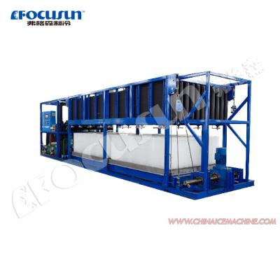 Cina Tecnologia PLC 20 T Blocco di ghiaccio a refrigerazione diretta per altre capacità di stoccaggio del ghiaccio in vendita