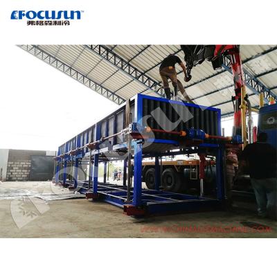 中国 40ft コンテナ デザイン 最大氷生産のための産業ブロック氷を作る機械 販売のため