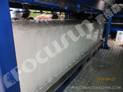 China Bitzer Compressor Container Block Ice Machine para eficiência de produção de blocos de gelo à venda