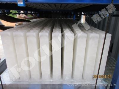 China Bitzer Compressor Container Block Ice Machine para eficiência de produção de blocos de gelo à venda