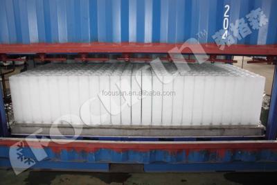 Cina 380v/220v Voltage Ice Block Machine con video di ispezione in uscita in vendita