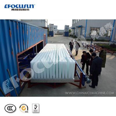 Cina 1T 2T 3T 5T 10T 15T 18T impianto di blocco di ghiaccio in container con compressore importato in vendita