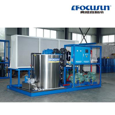 中国 環境に優しいR404A冷却剤と水冷却の工業用10トンの氷機 販売のため