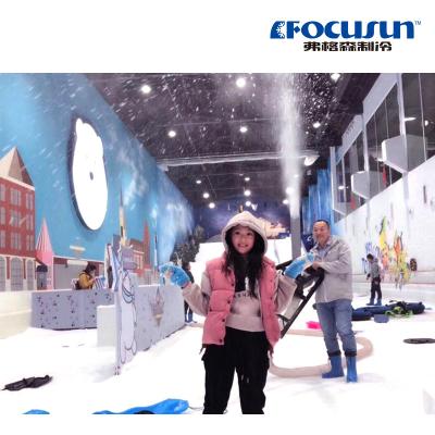 Cina R404a Macchina per la fabbricazione di neve refrigerante per il parco di neve a ghiaccio Four Seasons in ambiente esterno e interno in vendita