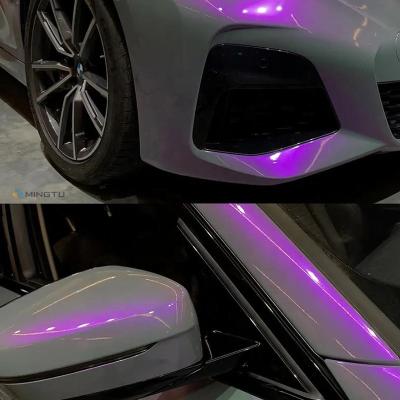 Cina Trasformazione del veicolo fai-da-te Mingtu Grigio a incantevole viola lucida Cameleon Vinyl Wrap in vendita