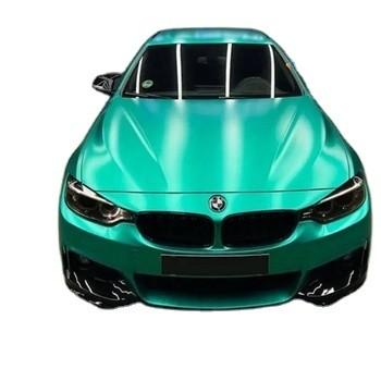 中国 ミントウ OEM ODM 1.52X18m ロール エメラルドグリーン カーラップ ヴィニールフィルム ファンクラブ デザインスタイル 販売のため
