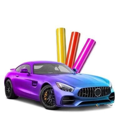 Cina Mingtu 1.52 x 17M Dimensione CALOR CHANGING Rosa Chiara Auto Wrap Vinyl per il corpo in vendita