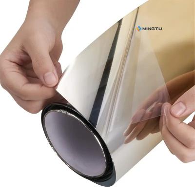 Cina Mingtu UV400 UVR 100% Protezione del parabrezza anteriore dell'auto Ombra Adesivo della finestra Striscia isolante termico Tint Film in vendita