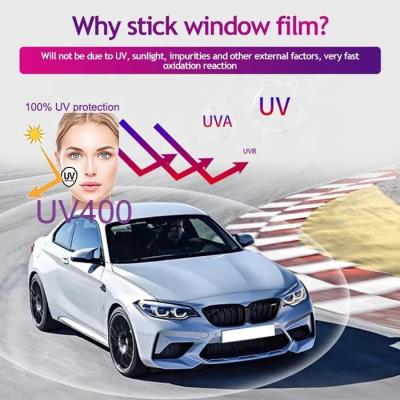 Cina Mingtu PET UV400 UVTIN20 UV Block Professional Window Tint Adhesive Film per auto in vendita