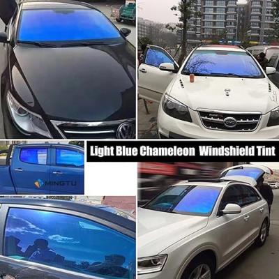 Cina Chameleon Tint 85% VLT Film per finestre isolante termico 1*30M Blu Viola Finestra Tint Film in vendita