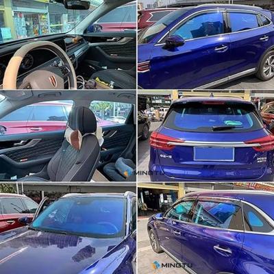 Cina Chameleon Tint 85% VLT Film per finestre isolante termico 1*30M Blu Viola Finestra Tint Film in vendita