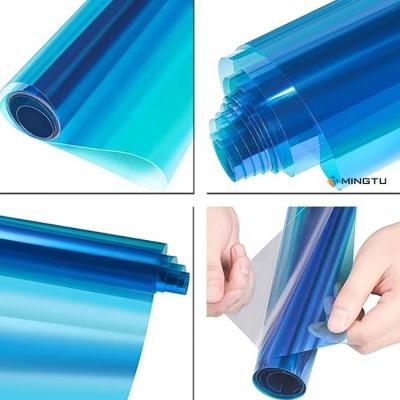 Cina Chameleon Tint 85% VLT Film per finestre isolante termico 1*30M Blu Viola Finestra Tint Film in vendita