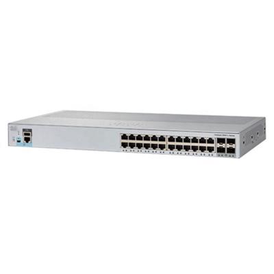 China WS-C2960L-24PQ-LL Cisco Catalyst 2960L Series 24 Ports Gigabit Ethernet network PoE Switch for sale