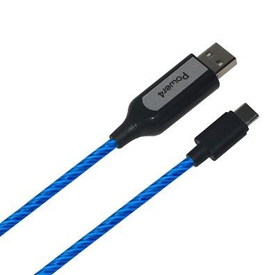 China EL Visible Light Type-C to USB Flowing Round Cable LR004 for sale