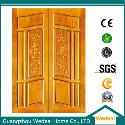 China PVC wooden interior door Yellow Wooden Door For Room/Hotel/Villa In High Quality for sale