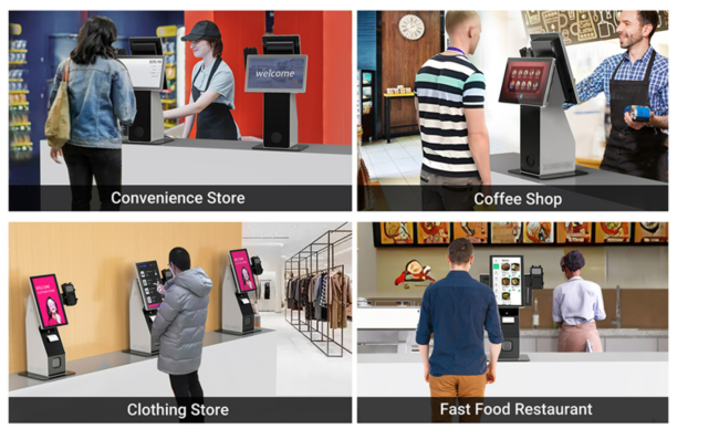 pos all in one kiosk