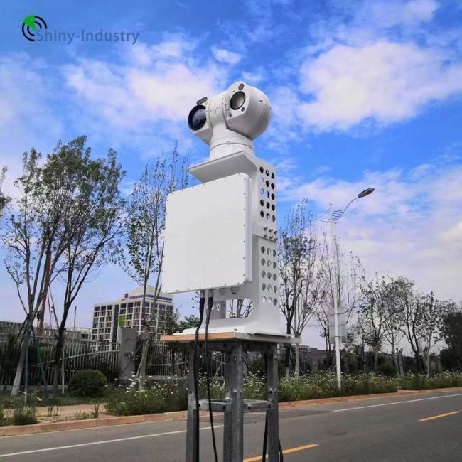 Compact Drone Detection Radar with PTZ and Imaging for Easy Setup