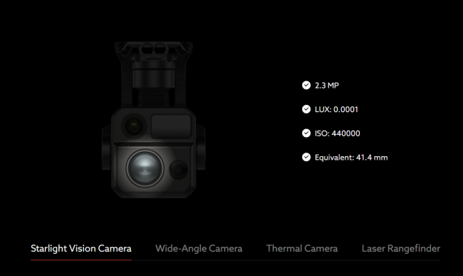 EVO Max 4N drone night operation view 1