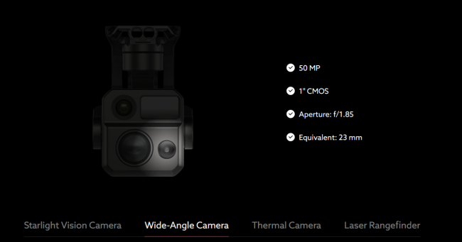 EVO Max 4N drone night operation view 2
