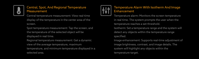 Temperature measurement modes