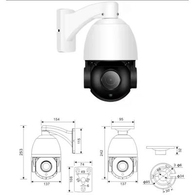 China Autofocus Lens IP Camera Binocular Night Vision HD Full Color for Home Outdoor for sale