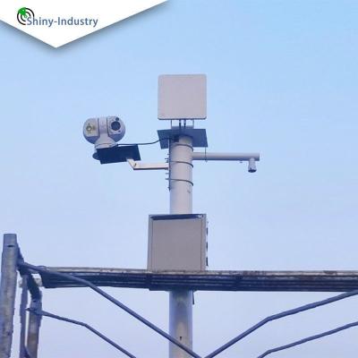 China Sistema de radar de vigilancia perimetral personalizable con soporte de acero molido en venta