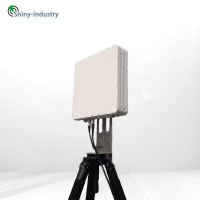 China Sistema de radar de vigilancia perimetral personalizable con soporte de acero molido en venta