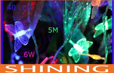 Cina Luce decorativa del partito multicolore, luce stellata della corda 40pcs di 5m in vendita