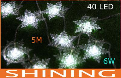 Cina I petali della neve modellano la luce all'aperto della corda di 220V LED per illuminazione di festival in vendita