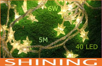 Cina illuminazione all'aperto flessibile del patio della luce della corda delle lampade LED di giallo 40pcs in vendita