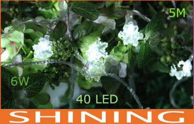Cina Luce di gomma della corda di Natale LED del cavo, luce leggiadramente di 5m LED in vendita