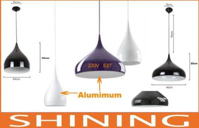 中国 食堂のために掛かる白い現代 220V E27 LED 装飾的なライト 販売のため